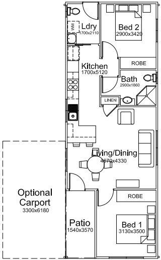 Sunshine-floor-plan - P J Cook Building