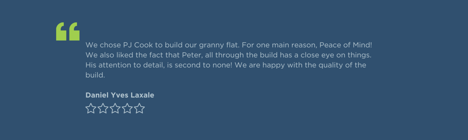 Builders Central Coast | P J Cook Building